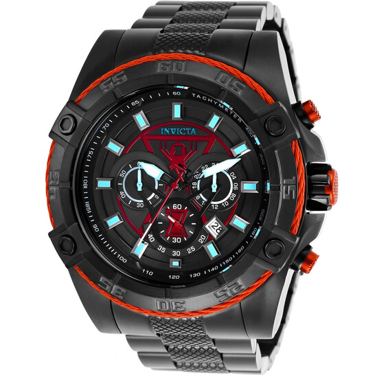 Invicta Marvel Spiderman Chronograph Black Dial Men's Watch 26948 ...
