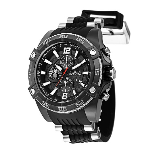 Invicta Marvel Venom Chronograph Quartz Black Dial Men's Watch 28975 ...