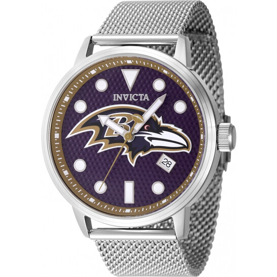 Invicta Nfl Baltimore Ravens Quartz Blue Dial Men's Watch 47976 ...