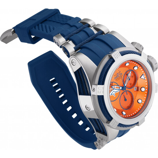 Invicta NFL Denver Broncos Chronograph Quartz Orange Dial Men's Watch ...
