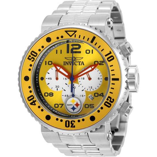 Invicta NFL Pittsburgh Steelers Chronograph Quartz Men's Watch 30281 ...