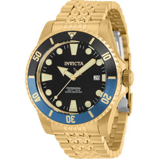 Invicta Pro Diver Automatic Black Dial Batman Bezel Men's Watch 39761 ...