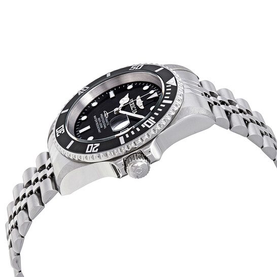 Invicta Pro Diver Automatic Black Dial Stainless Steel Men's Watch ...