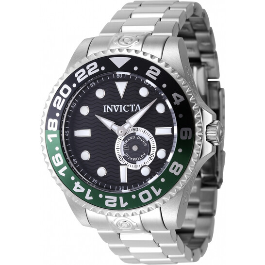 Invicta Pro Diver Automatic Black Dial Sprite Bezel Men's Watch 47296 ...