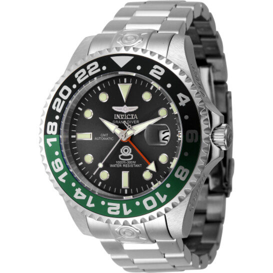 Invicta Pro Diver Automatic Black Dial Sprite Dial Men's Watch 45667 ...
