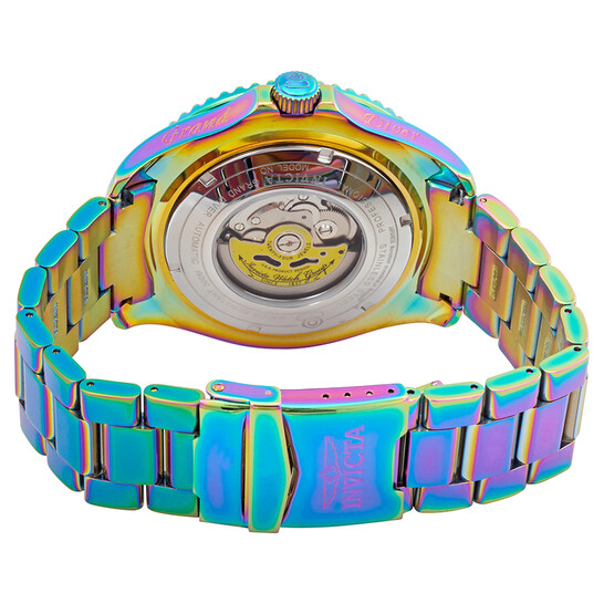 Invicta Pro Diver Automatic Blue Green Abalone Dial Iridescent Men's ...