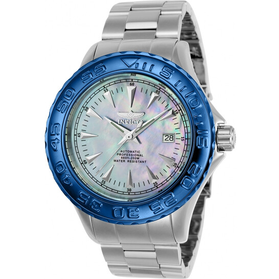 Invicta Pro Diver Automatic Mother of Pearl Dial Men's Watch 23137 ...