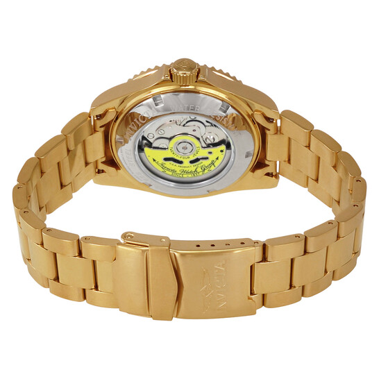 Invicta Pro Diver Black Dial Yellow Gold-plated Men's Watch 8929C ...