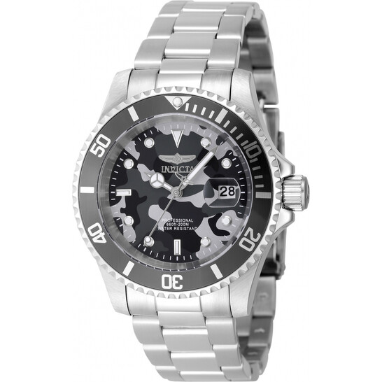 Invicta Pro Diver Camo Series Quartz Camouflage Dial Men's Watch 48566 ...