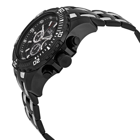 Invicta Pro Diver Chronograph Black Dial Men's Watch 26745 886678321858 ...