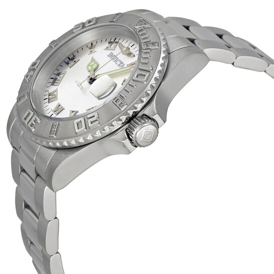 Invicta Pro Diver Silver Dial Stainless Steel Men's Watch 12819 ...