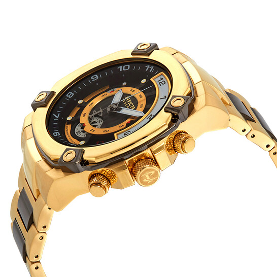 Invicta Reserve Chronograph Black Dial Men's Watch 27052 886678325085 ...