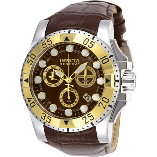 Invicta Reserve Excursion Chronograph Quartz Brown Dial Men's Watch ...