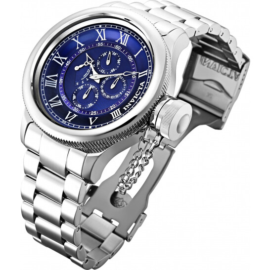 Invicta Russian Diver Quartz Blue Dial Men's Watch 17665 886678218721 ...
