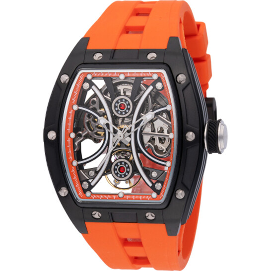 Invicta S1 Rally Automatic Orange Dial Men's Watch 49020 886678658688 ...