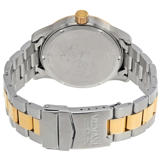 Invicta Sea Base Black Dial Two-Tone Men's Watch 17915 886678221233 ...
