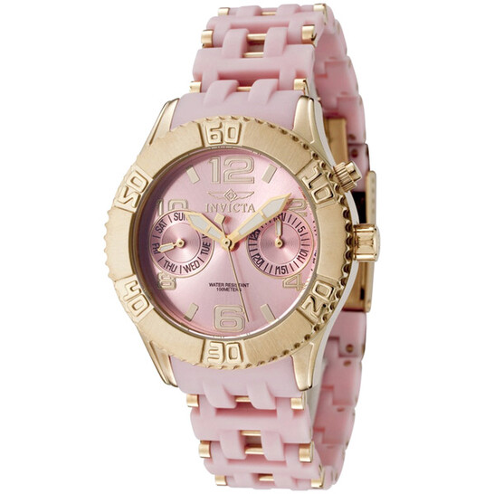 Invicta Sea Spider Pink Dial Ladies Watch 0275 843836002752 - Watches ...