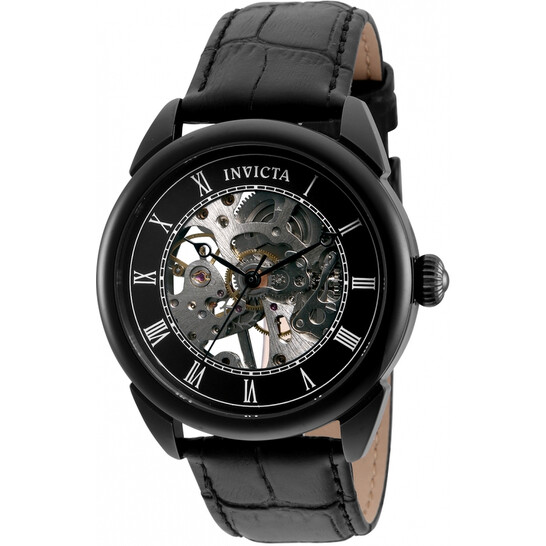 Invicta Specialty Hand Wind Black Dial Men's Watch 32632 886678385034 ...