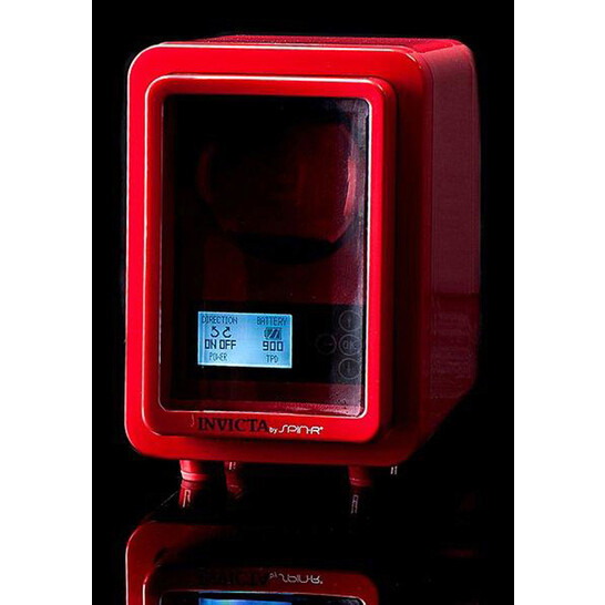 Invicta Spin-R Programmable Red Watch Winder 10384 886678103843 - Watch ...