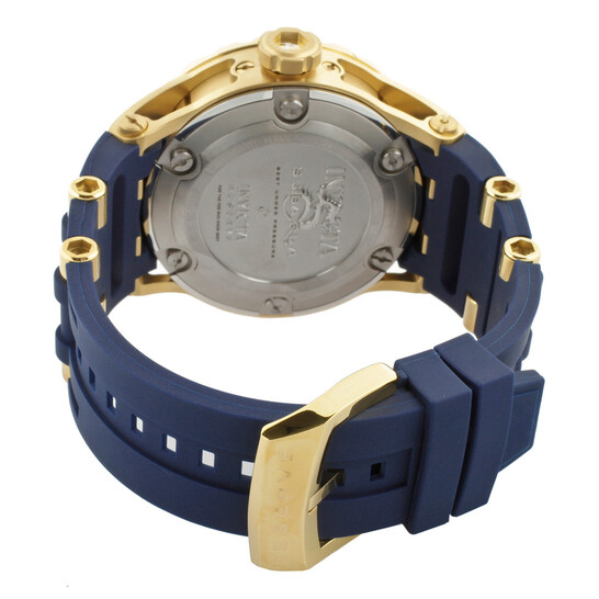 Invicta Subaqua Blue Dial Gold-Tone Blue Rubber Men's Watch 12036 ...