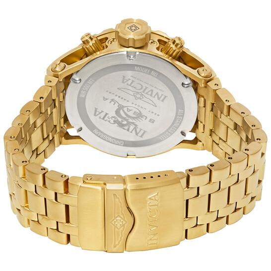 Invicta Subaqua Chronograph Gold Dial Men's Watch 23922 886678290758 ...