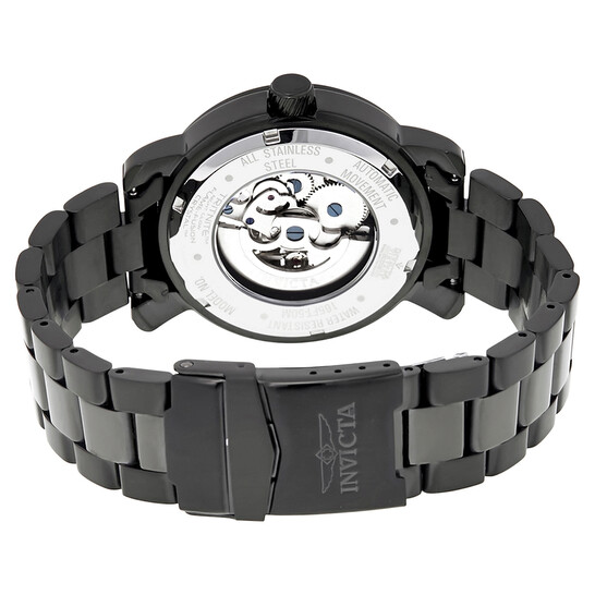 Invicta Vintage Objet D Art Automatic Black Dial Men's Watch 22576 ...