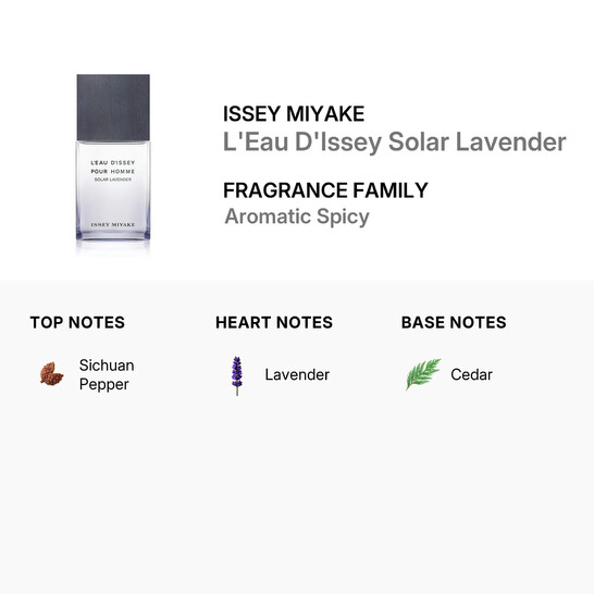 Issey Miyake Men's L'Eau D'Issey Solar Lavender EDT Spray 3.38 oz ...