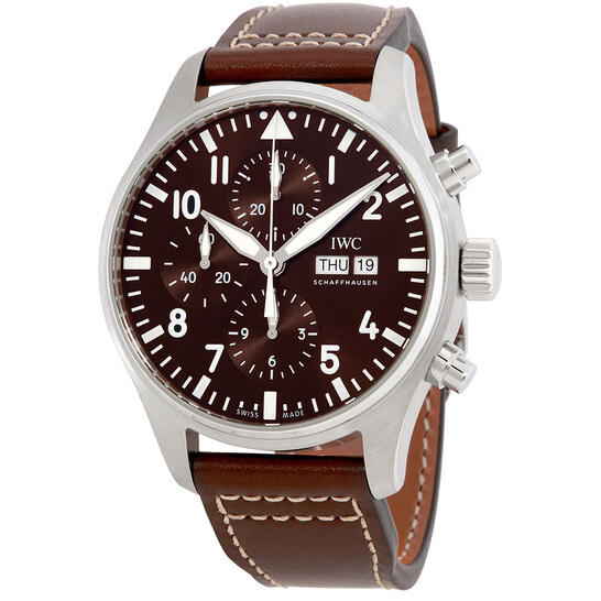 IWC Pilot Antoine de Saint Exupery Chronograph Men's Watch IW377713 ...