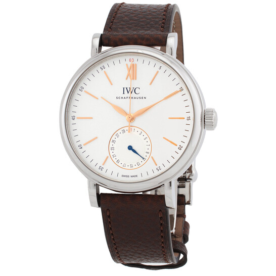 IWC Portofino Pointer Date Automatic White Dial Men's Watch IW359201 - Watches, Portofino - Jomashop