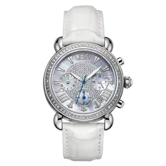 JBW Ladies Victory 0.16 ctw Diamond Stainless Steel Watch JB-6210L-Q ...