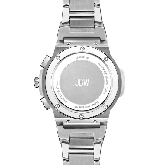 JBW Saxon Quartz Blue Dial Unisex Watch JB-6101-M 850055663022 ...