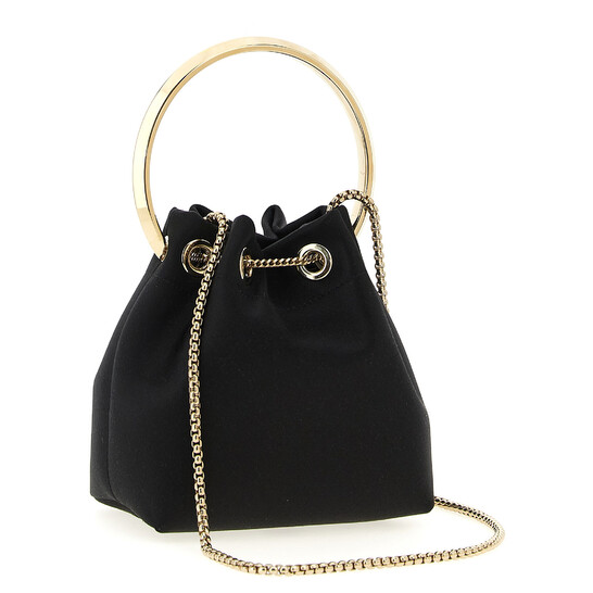 Jimmy Choo Bon Bon Bucket Bag BONBONHBHBLACKLIG 197255826490 - Handbags ...