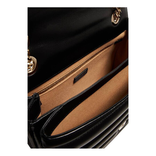 Jimmy Choo Chain Handle Leather Shoulder Bag J000163853-BLACK/LIGHT ...