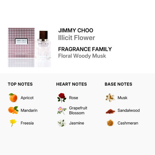 Jimmy Choo Illicit Flower / Jimmy Choo EDT Spray 1.3 oz (40 ml) (w ...