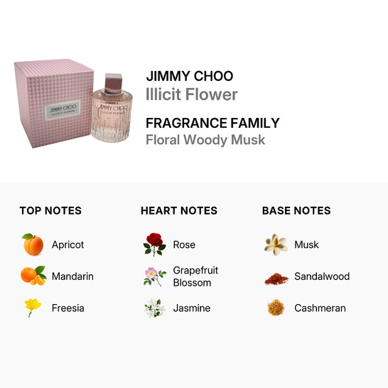 Jimmy Choo Illicit Flower / Jimmy Choo EDT Spray 3.3 oz (100 ml) (w ...