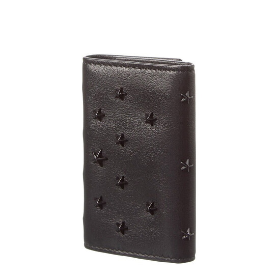 Jimmy Choo Neptune Star Embossed Key Case NEPTUNE BLK - Handbags - Jomashop