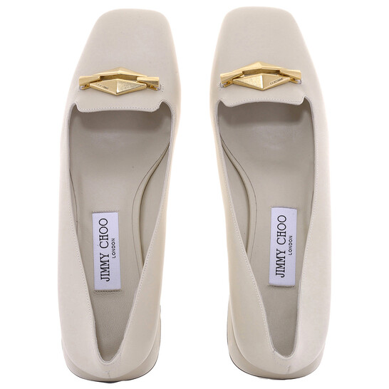 Jimmy Choo Ravi Nappa Leather Pumps, Brand Size 37 ( US Size 7 ...