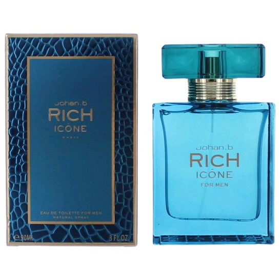Johan B Men's Rich Icone EDT 3.4 oz Fragrances 3700134407344 ...