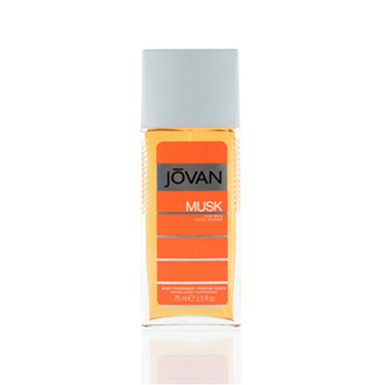 Jovan Musk Men / Jovan Body Fragrance Spray Glass 2.5 oz (75 ml) (m ...