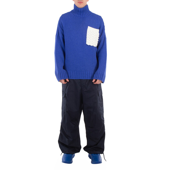 JW Anderson Popcorn Patch Pocket Jumper, Size Medium KW1104-YN0144 ...