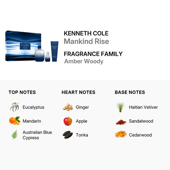 Kenneth Cole Men's Mankind Rise Gift Set Fragrances 608940586679 ...