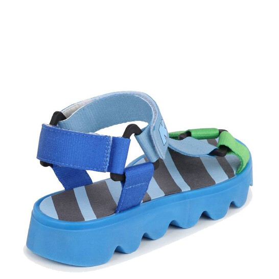 Kenzo Boys Logo-Print Stripe Sandals, Brand Size 32 (1 Kids) K60085-878 ...