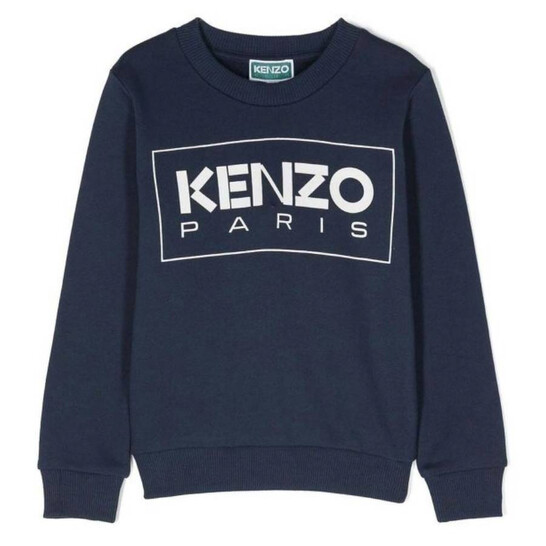 Kenzo Kids Box Logo Embroidered Sweatshirt, Size 6Y K25839-84A ...