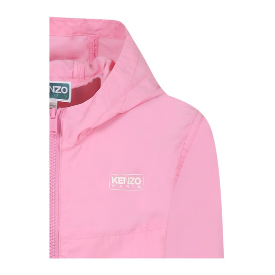 Kenzo Kids Box Logo Hooded Windbreaker Jacket, Size 6Y K61155-465 ...