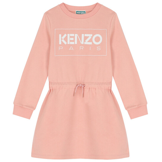 Kenzo Kids Box Logo Sweatshirt Dress, Size 8Y K12330-43G - Clothing ...