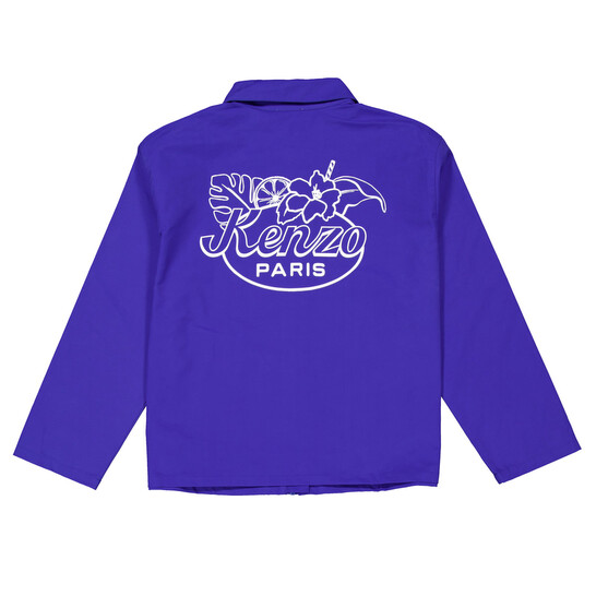 Kenzo Kids Logo Embroidered Varsity Jacket, Size 6Y K60403-80A ...