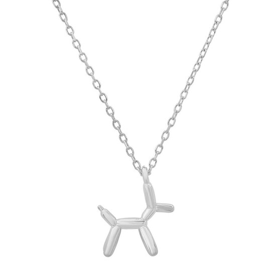 Kylie Harper Sterling Silver Balloon Dog Pendant Necklace 33-001-DSN ...