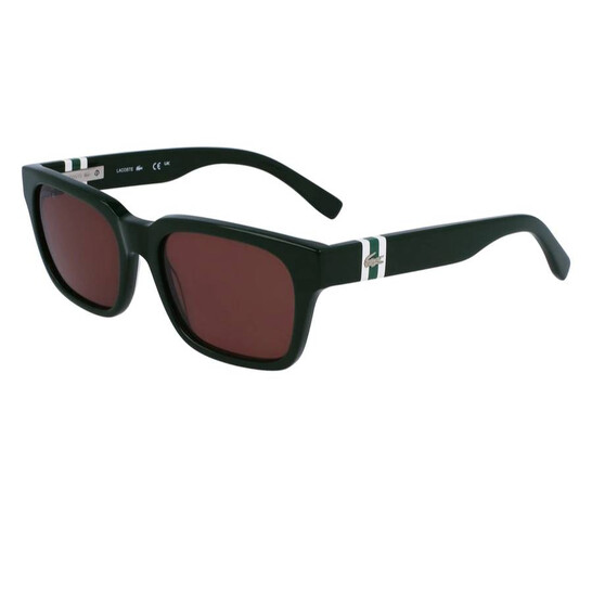 Lacoste Brown Square Men's Sunglasses L6007S 318 54 886895603645 ...