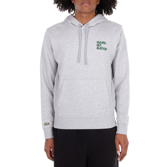 Lacoste Crew Neck Hoodie, Size Small SH0132-MO-CCA - Clothing - Jomashop