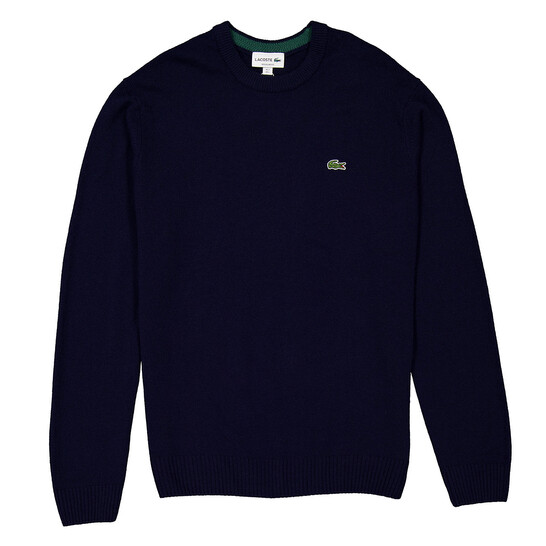 Lacoste Crew Neck Pull Over Sweater, Brand Size 4 (Medium) AH1988-MO ...